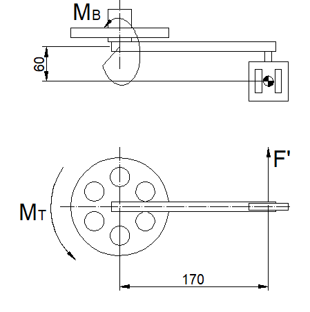 Draw a free-body diagram of the pedal-arm assembly from a bi | Quizlet