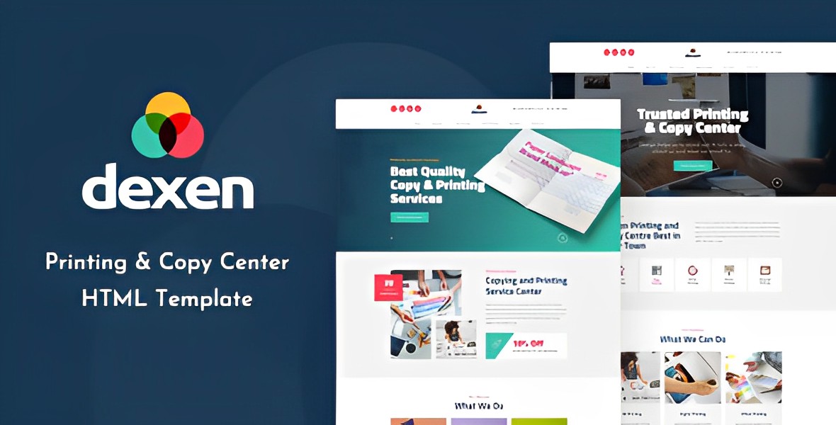 Dexen - Printing And Copy Center HTML Template – Bliter GPL