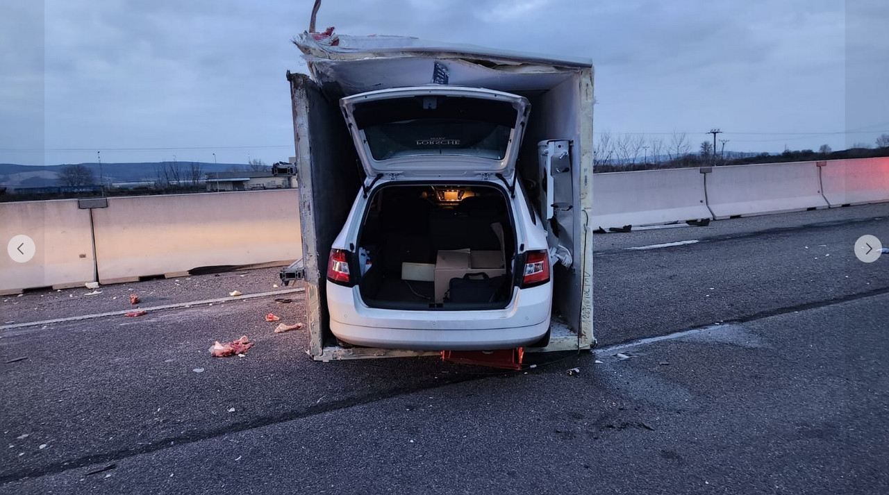 nehoda d1 odstavný pruh dodávka 4 — Postimages