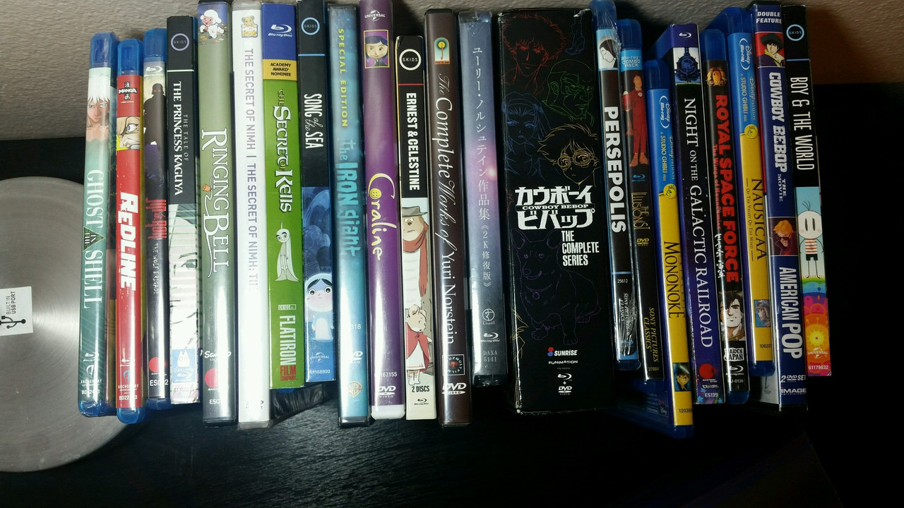 My Anime Movie Collection is now Bigger than my Western Animation Movie ...