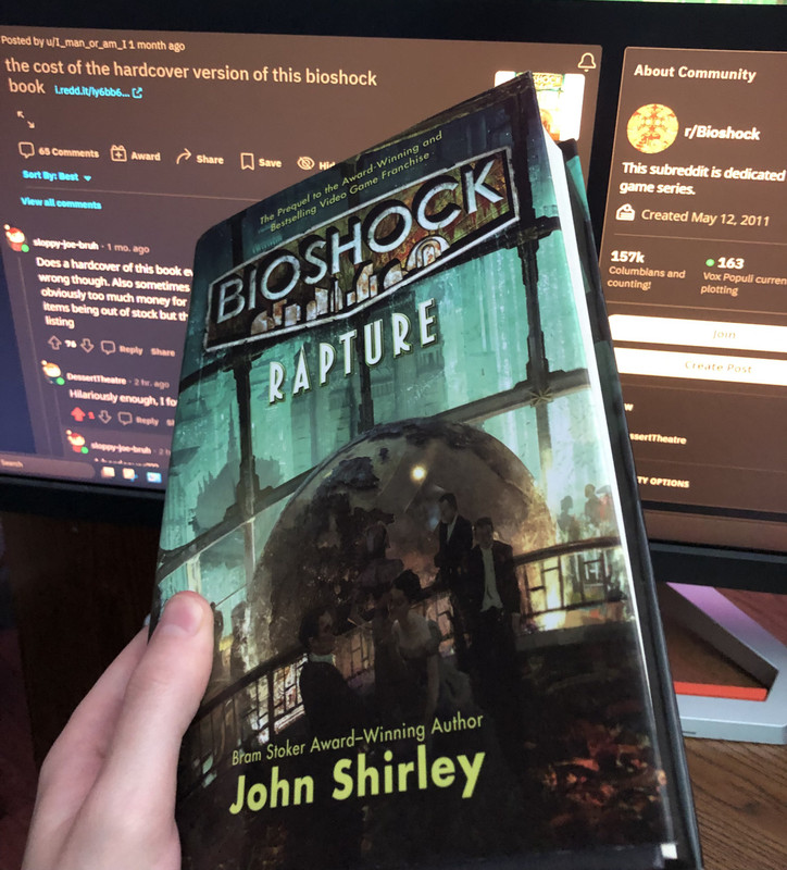 the cost of the hardcover version of this bioshock book : r/Bioshock