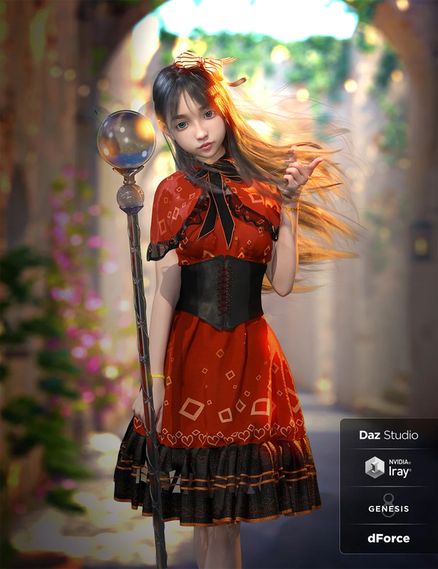 [FILLED 16-03-2021] DForce SYee Cute Princess Dress For Genesis 8 ...