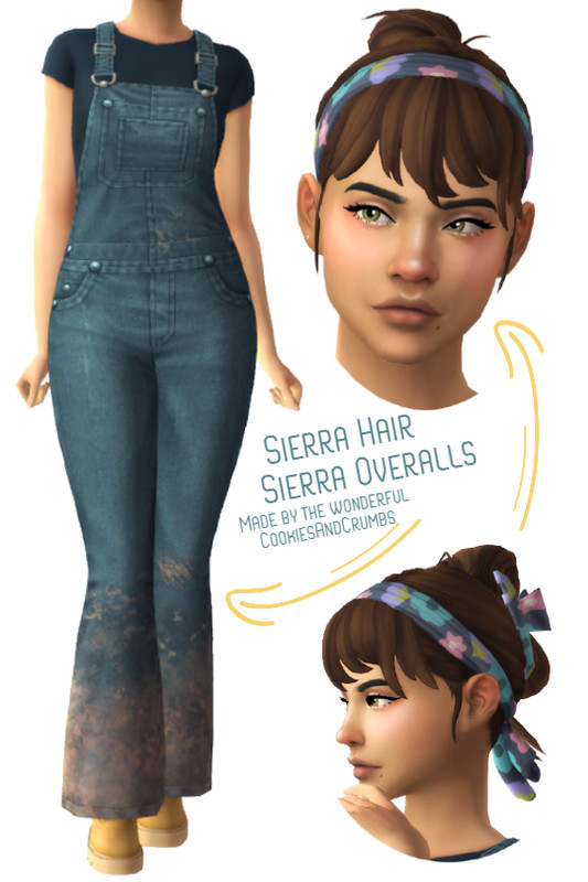 Sierra Overalls - The Sims 4 Create a Sim - CurseForge