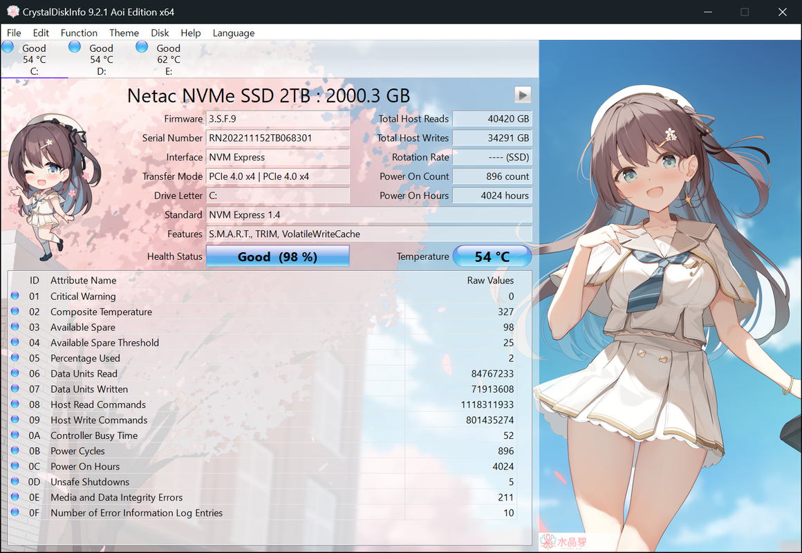 Crystal Disk Info 20240110121248 — Postimages