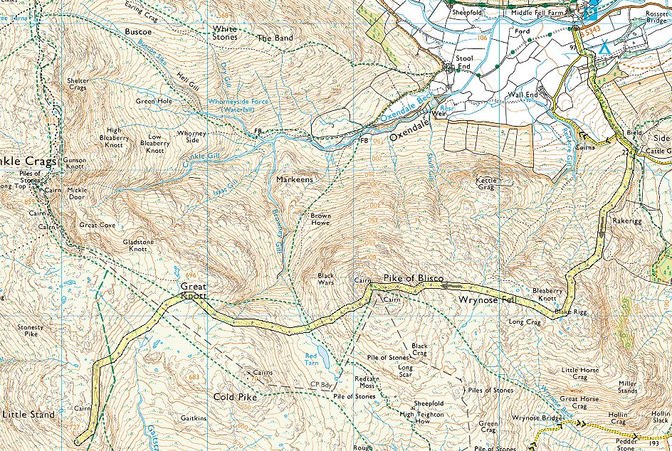 8-9th February. Great Langdale to Skelwith Bridge via Little Stand