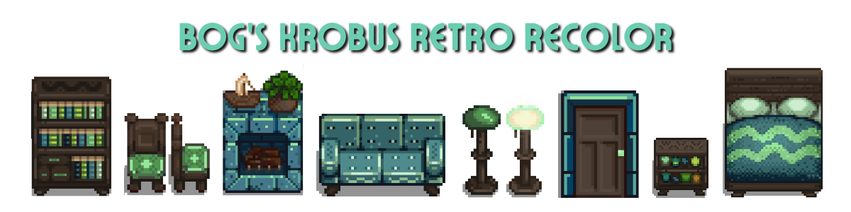 Bog's Krobus Retro Furniture Recolor at Stardew Valley Nexus - Mods and ...
