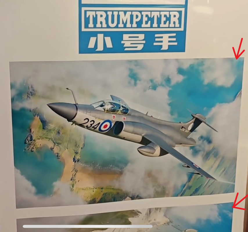 1/48 - Hawker Siddeley Buccaneer by Trumpeter - box art+test sprues ...