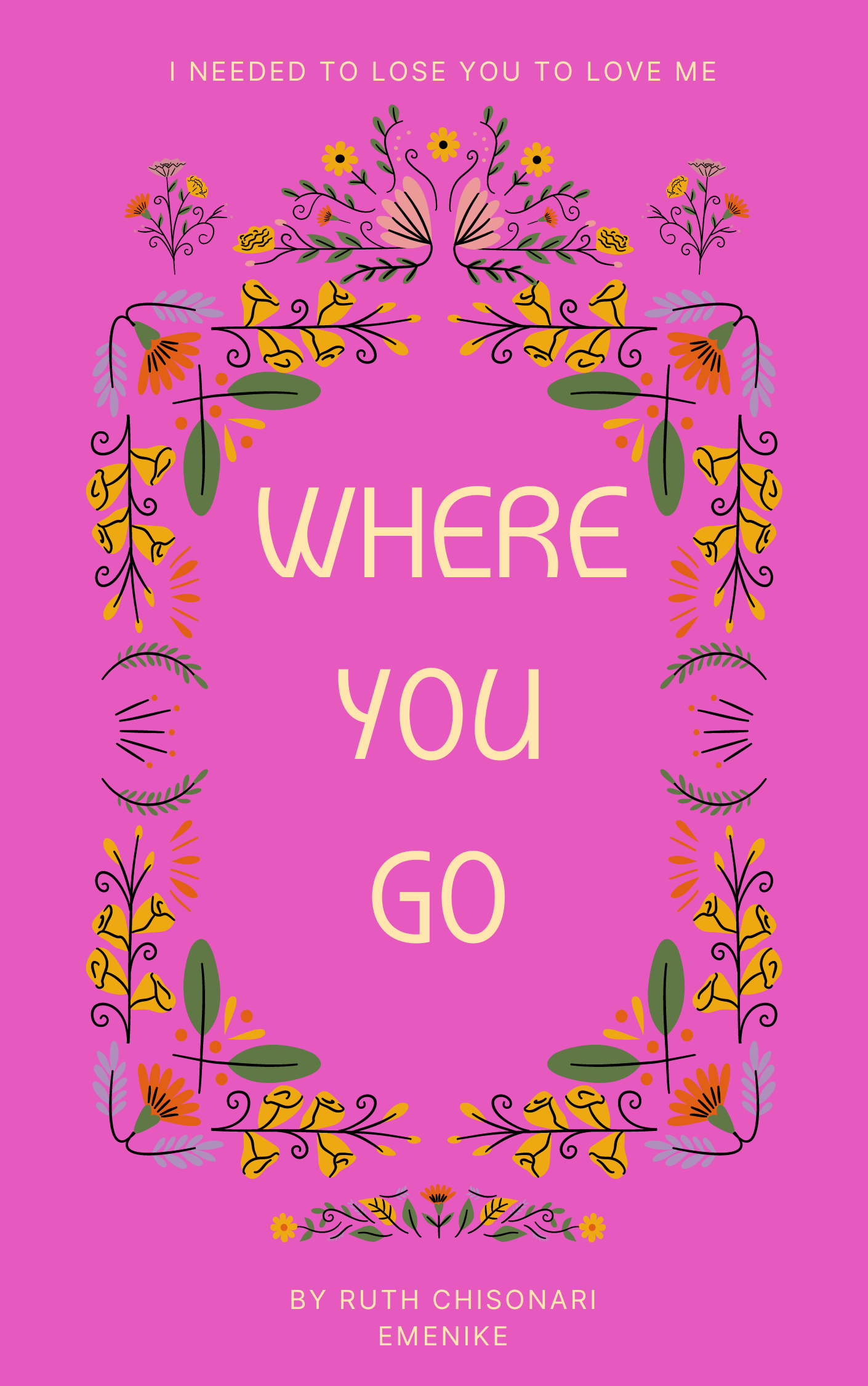 Colorful Simple Vintage Young Adult Fantasy Book Cover — Postimages