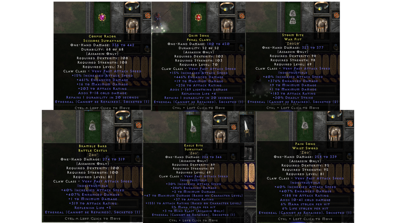 Gg Ghost Sin Main Gear - Topic - d2jsp