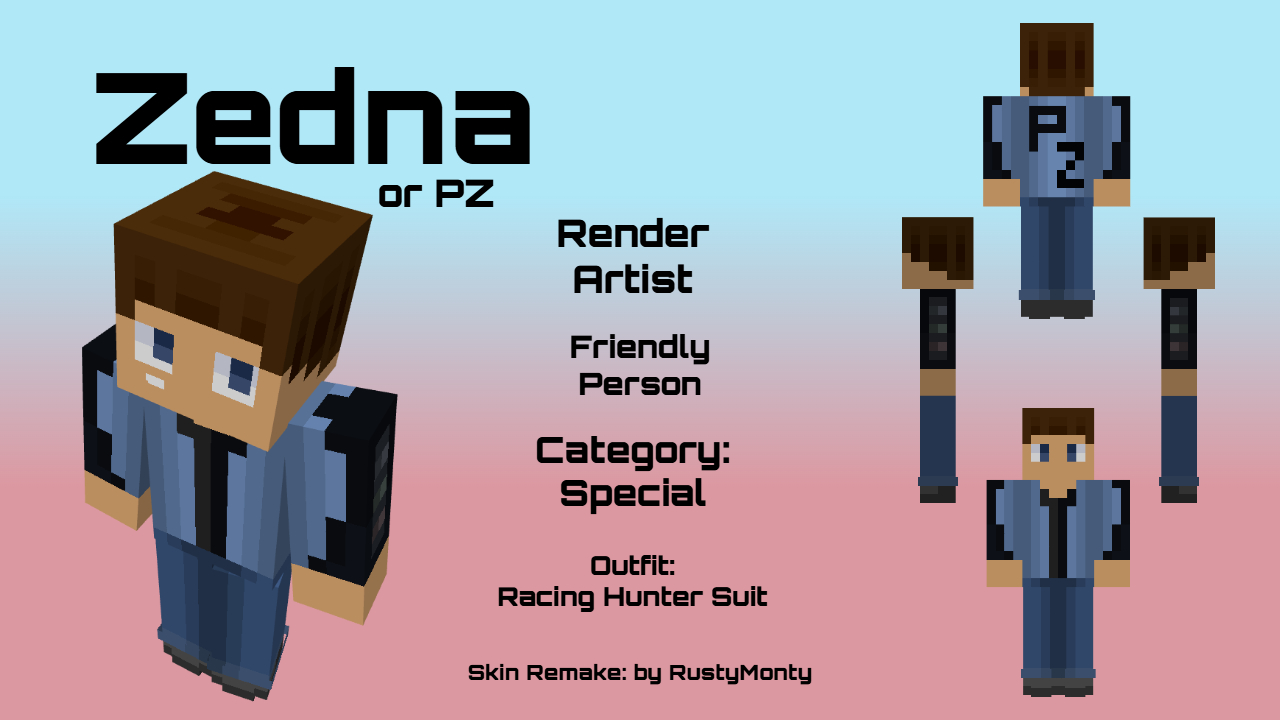 The Racing Hunter Minecraft Skin