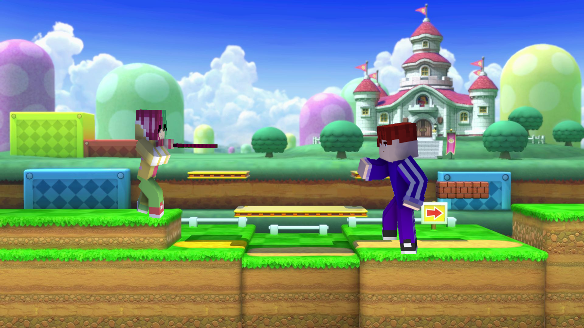 I made a Super Smash Bros Render! - Wallpapers and art - Mine-imator forums