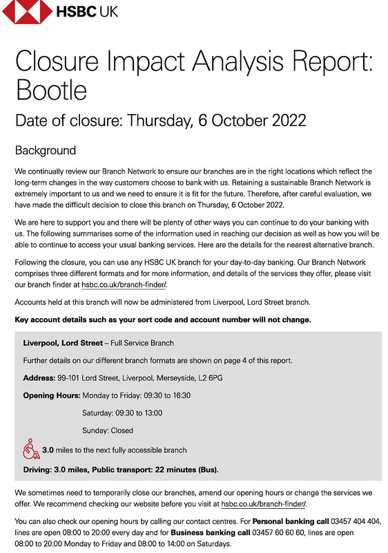 2022 HSBC Closure — Postimages