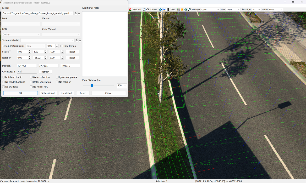 Too big collision model for tree: /model2/vegetation/tree_balkan_e ...