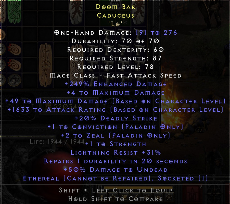 Fools Caduceus For Sale - Topic - d2jsp