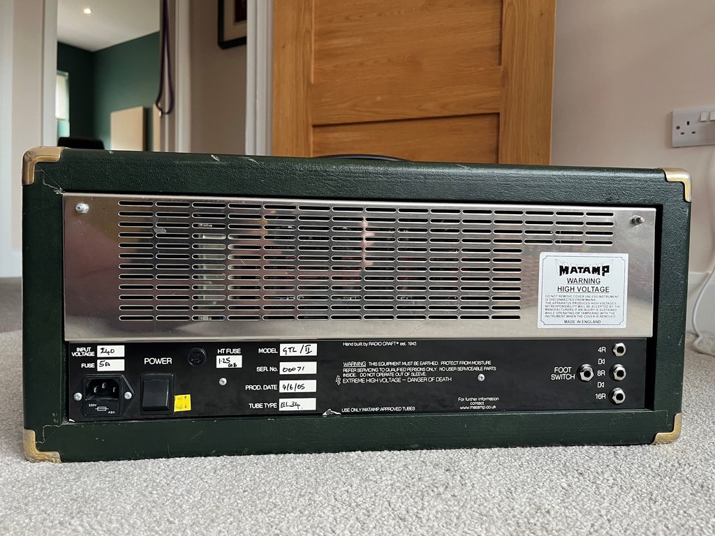 FS: Matamp GTL 2 ***SOLD*** - Amps £ Discussions on theFretBoard