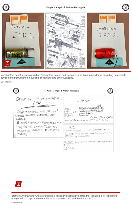 NYC brothers had ‘human sacrifice’ hit list for cops, judges with ...