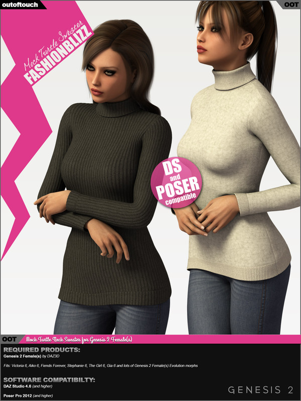 Genesis 2 Female(s) - Free Daz 3D Models