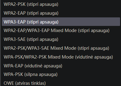 „WPA3-EAP“ Vs „WPA3-SAE“ : r/networking