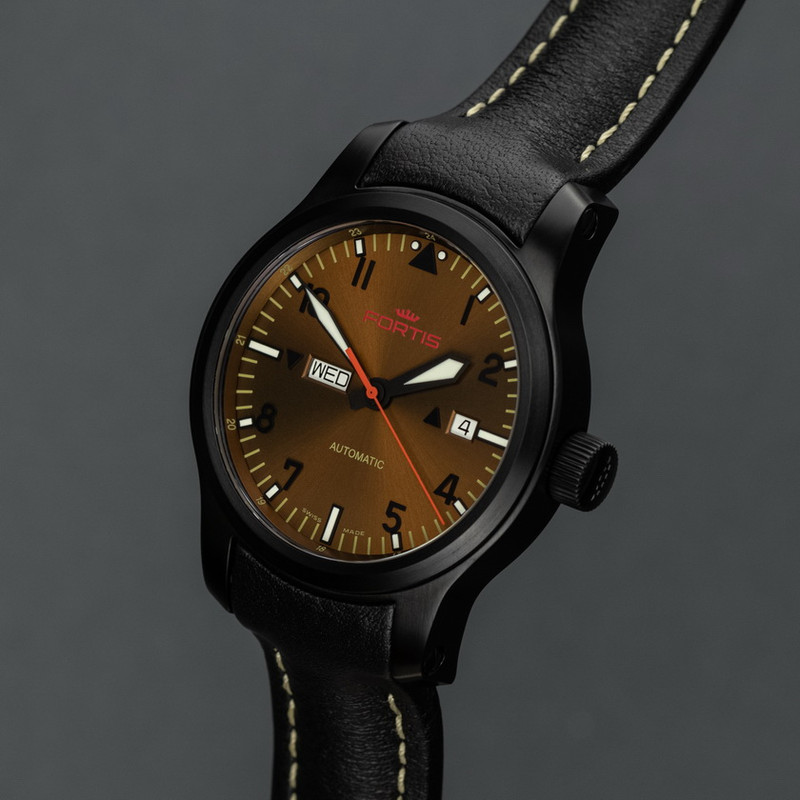 Fortis Aviatis B 42 Aeromaster Dusk PVD ref 655 18 158 4 — Postimages