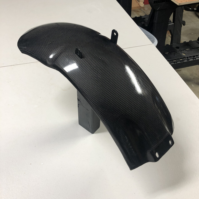 Custom Carbon Fiber Fenders & Tail Tidy | Triumph Bobber Forum