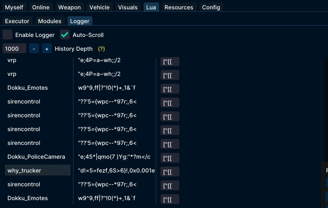 [Question] Deciphering the FIVEM server logger