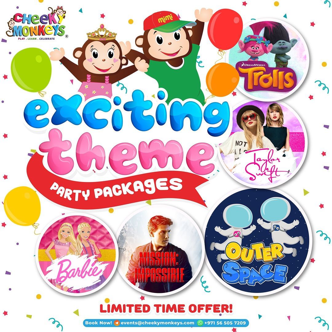 Thrilling Theme Party Packages in Dubai! Cheeky Monkeys — Postimages