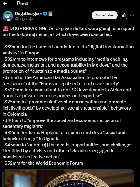 So USAid is a CIA front that was used against Trump and foreign countries? > General Discussion ...