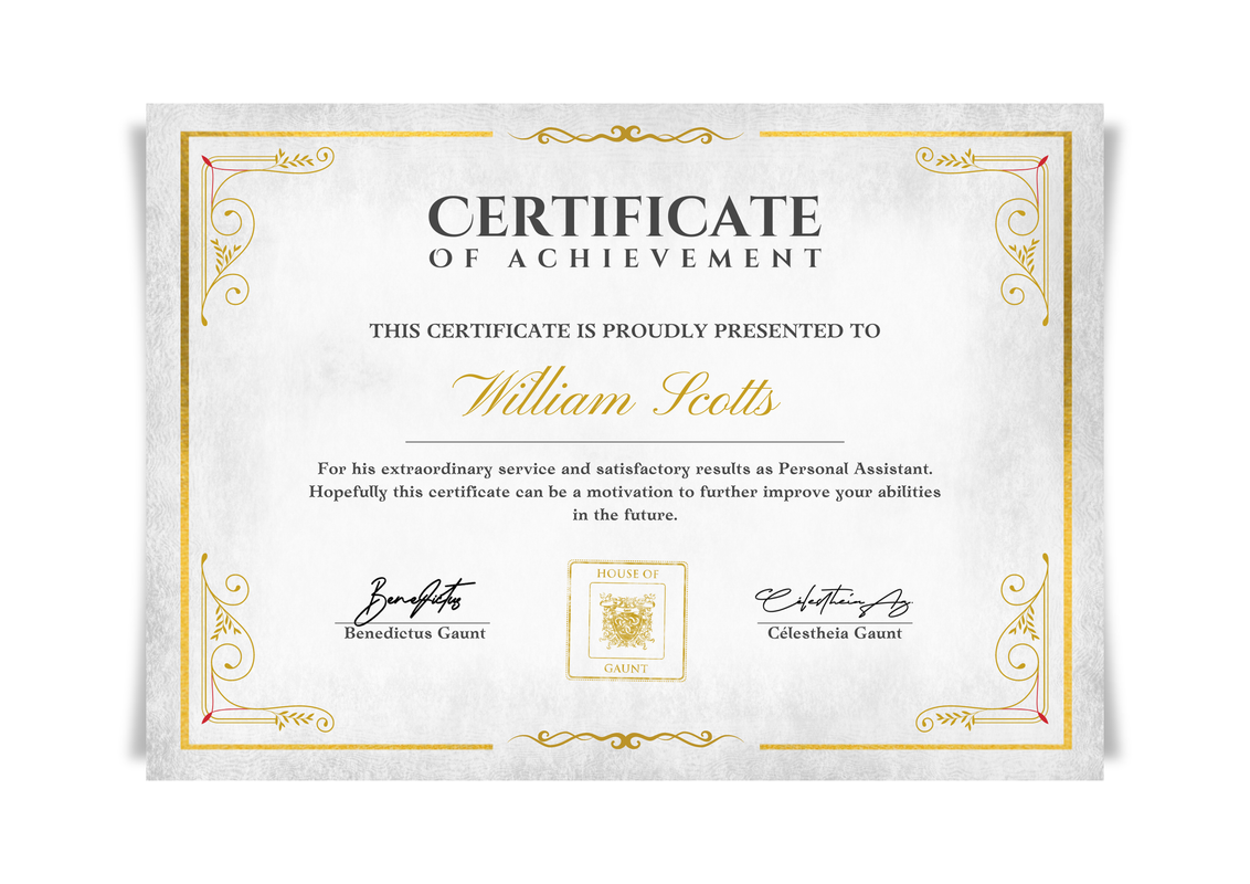William Scotts Certificate 2 — Postimages