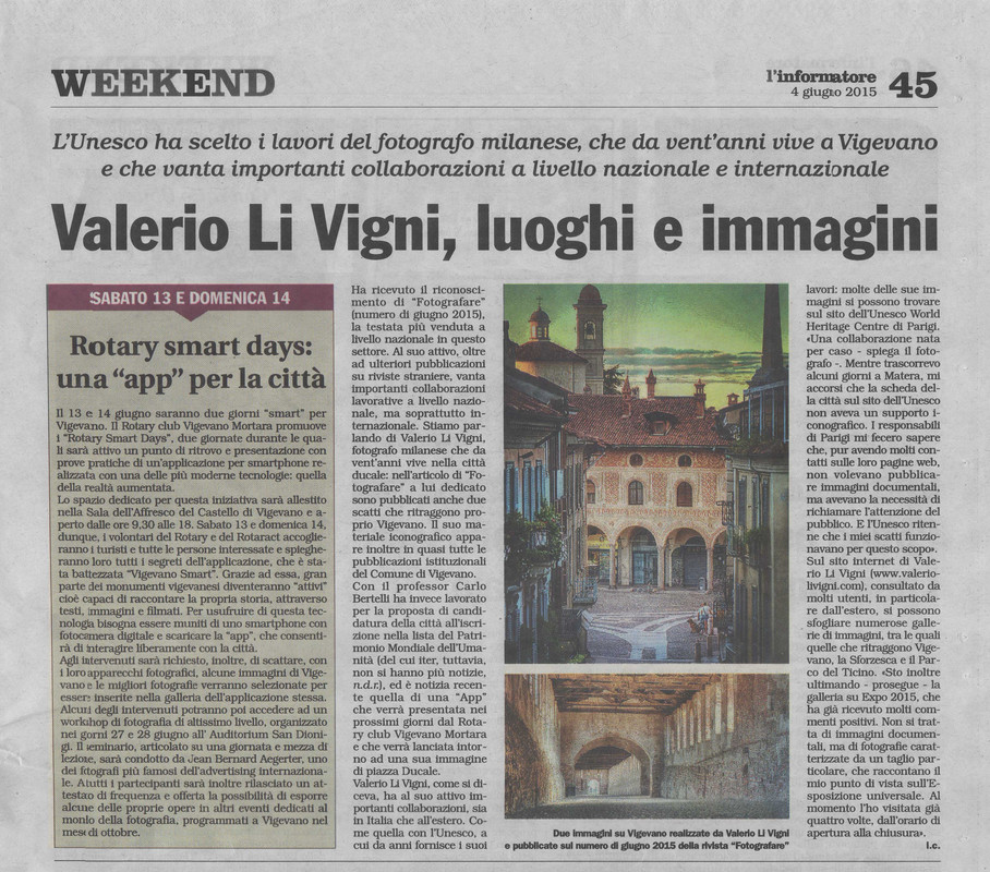 Articles - Valerio Li Vigni