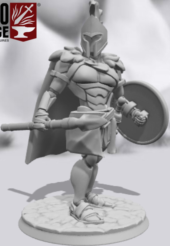 [LFA] Warforged Gladiator, trained as a Hoplite : r/characterdrawing