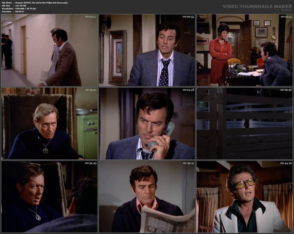 Mannix S07 E01 The Girl in the Polka Dot Dress mkv — Postimages