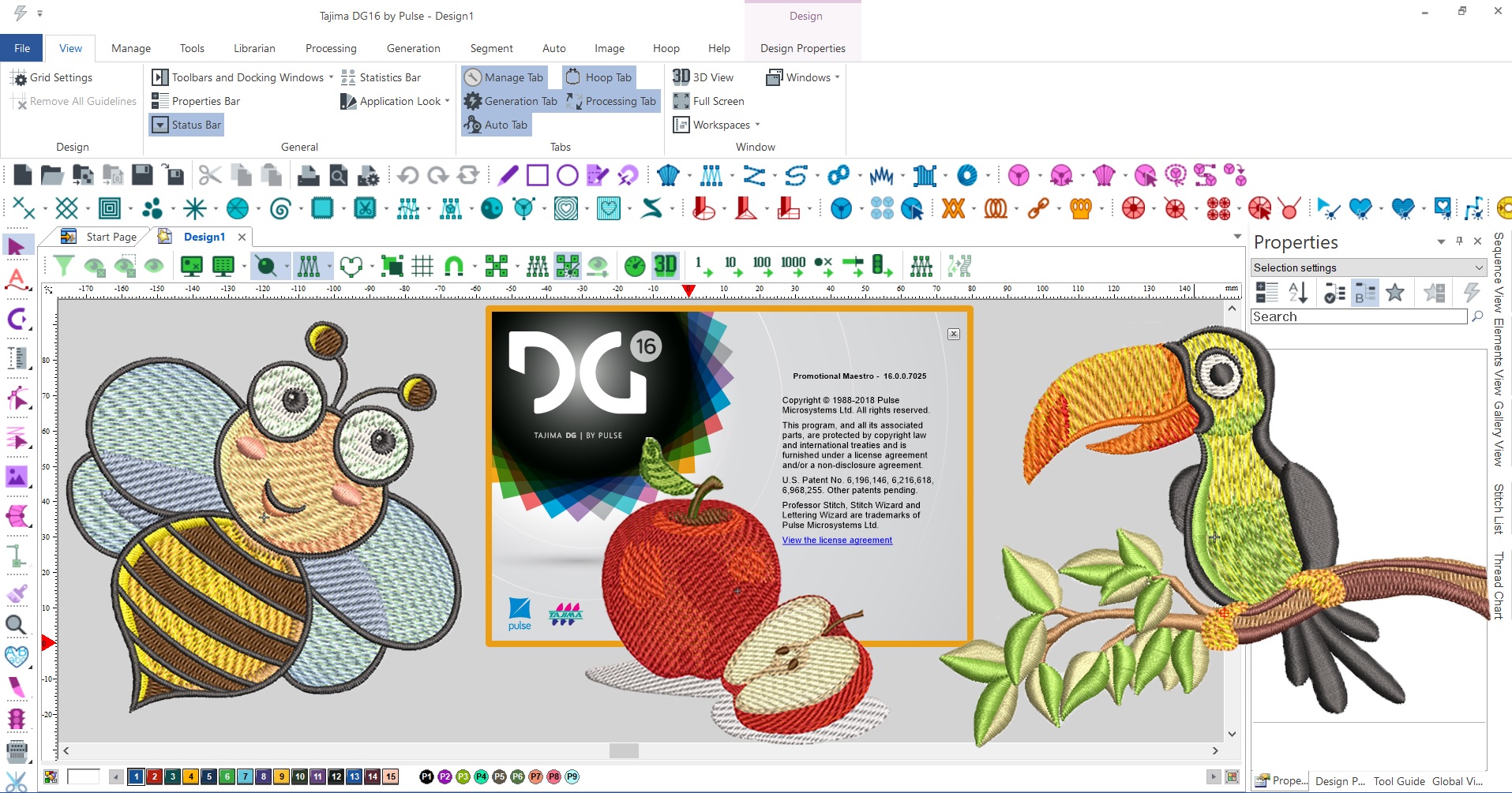 Tajima DG16 — Postimages