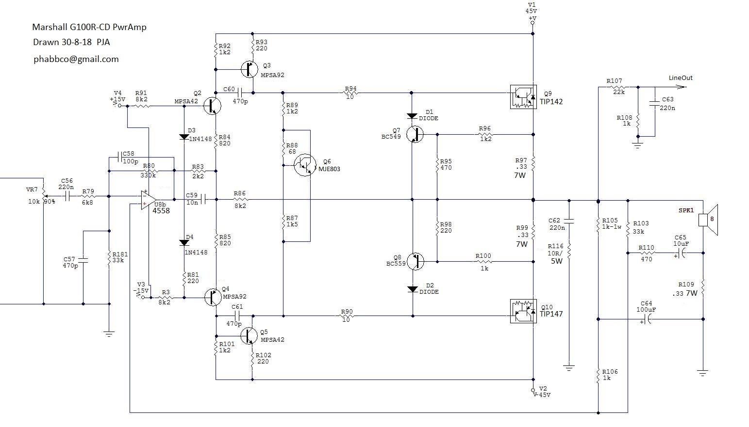 G100 R CDPwr Amp — Postimages