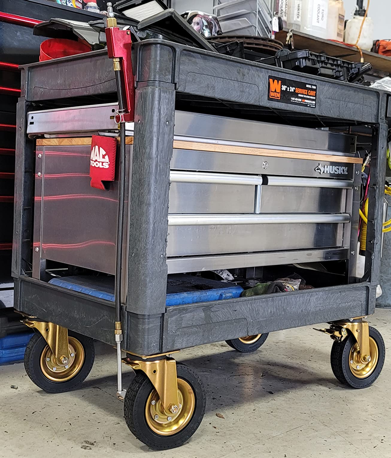 Industrial caster tool cabinet castors — Postimages