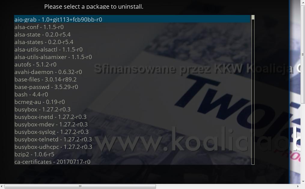 IPK Uninstaller Plugin - Enigma2 System Utility Plugins - Linux Satellite Support Community