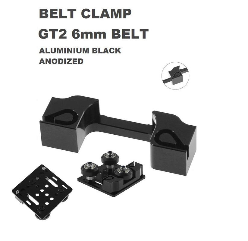 GT2 6mm Belt Fixing Clamp for 2020 V-slot Extrusion belt Driven Gantry ...