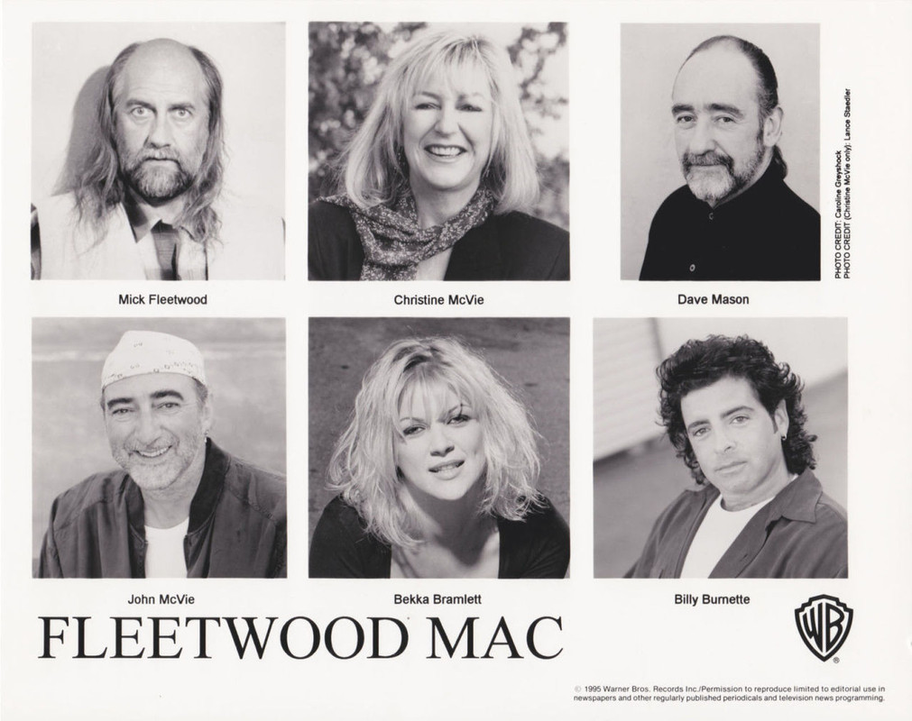 Fleetwood Mac 1994-95 era, TIME album, Dave Mason & Bekka Bramlett ...