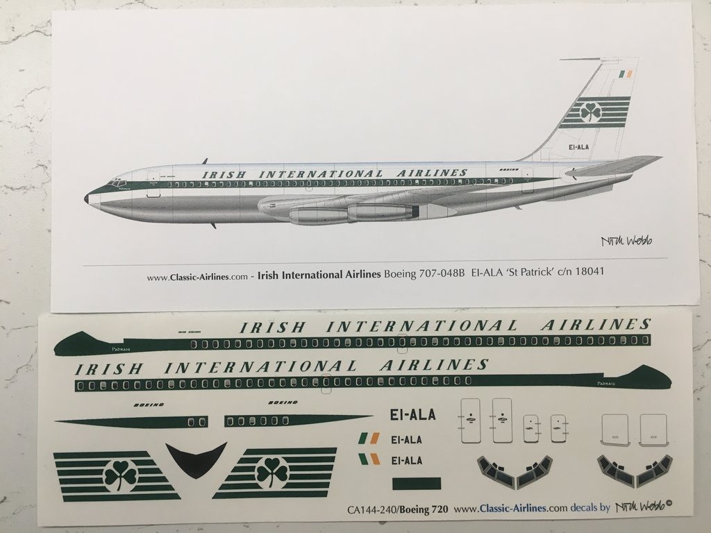 Boeing 707/Boeing 720 double build - Work in Progress - Aircraft ...