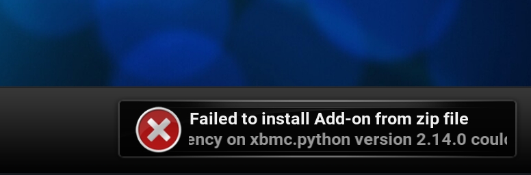 xbmc.python prerequisite