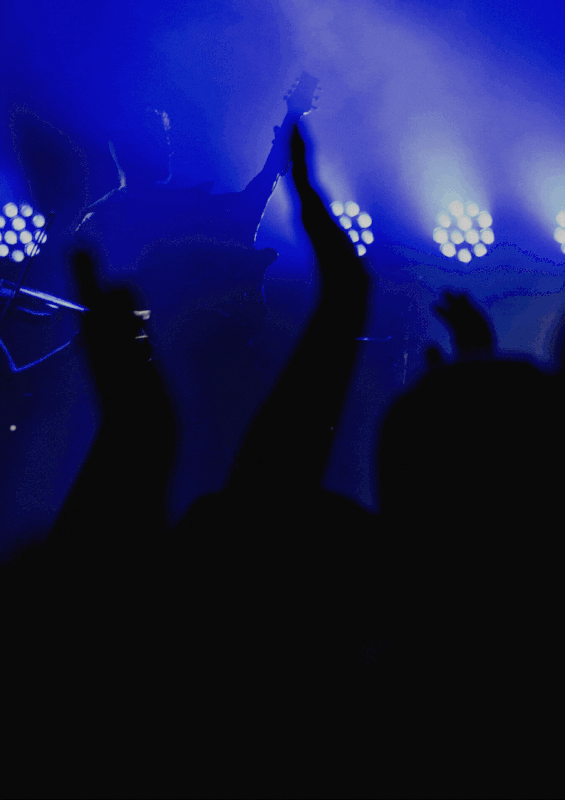 Blue Black White Minimalist Modern Night Party Poster — Postimages