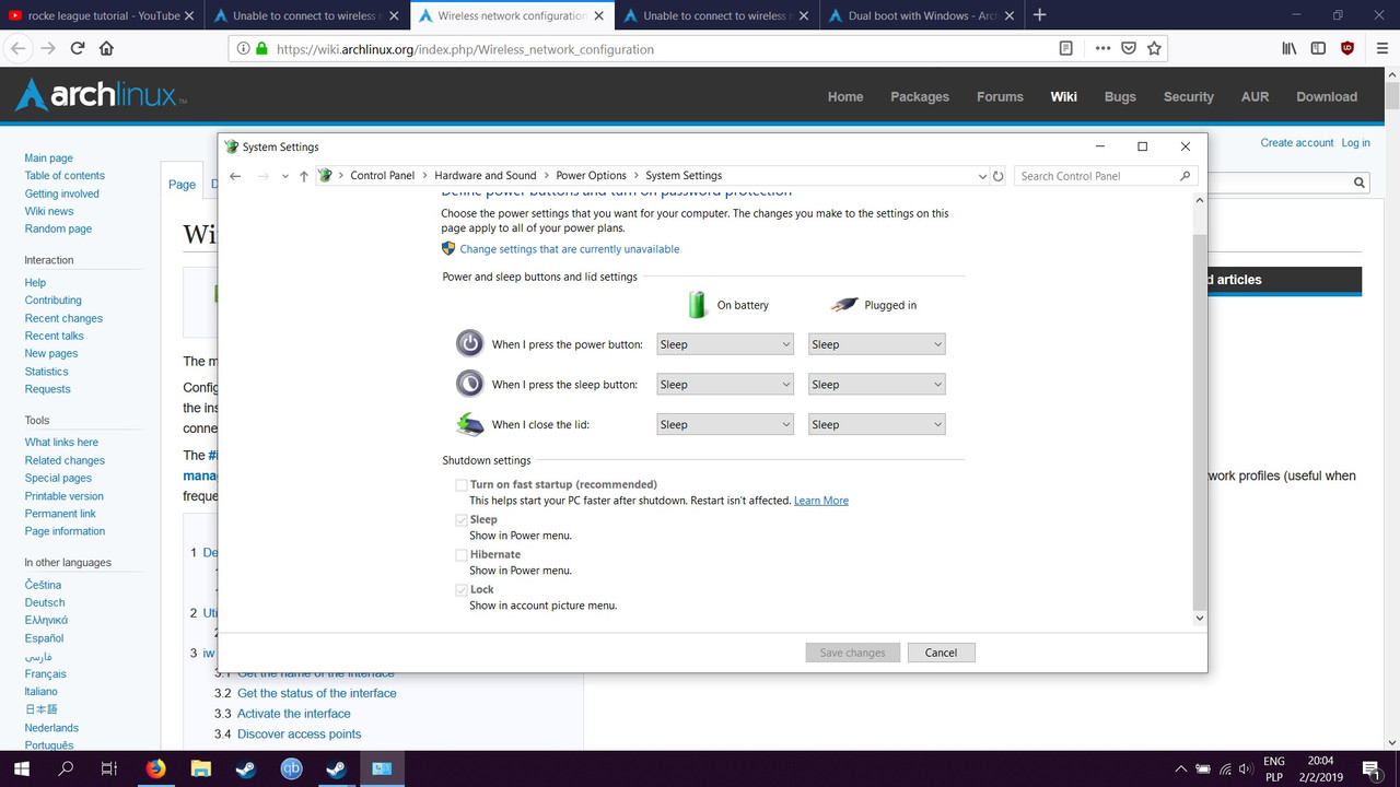 Solved Unable To Connect To Wireless Network Networking Server And Protection Arch Linux 9260