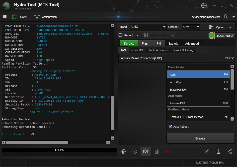 VIVO Y16 (v2204) FRP REMOVE PRELOADER NO NEEDTEST POINT DONE BY HYDRA ...