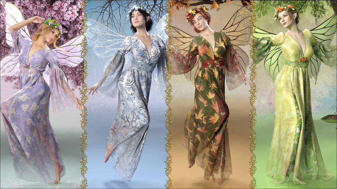 Dianthe For Genesis 8 Females+Dianthe's Seasons - Free Daz 3D Models