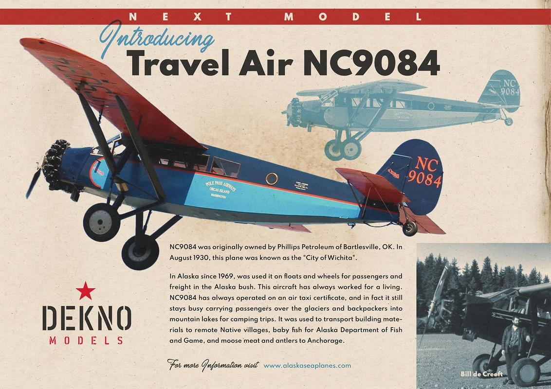 1/72 - Travel Air 6000B resin & 3D printed kit by Dekno Models ...