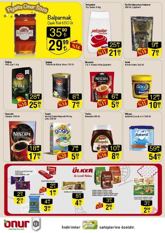 Onur market indirim kataloğu 12-25 Eylül 2019 | Kampanyabul.org