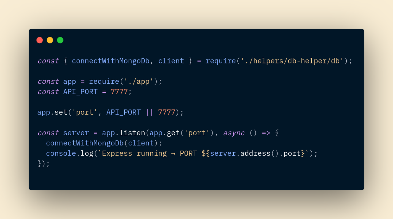 Javascript Mongo Client How Can I Reuse The Client In Separate File 7362