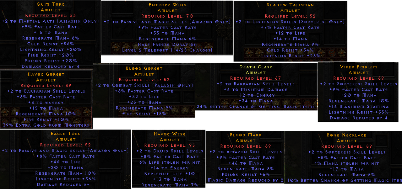 Huge List For Trade - Topic - d2jsp