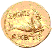Glosario de monedas romanas. SIGNIS RECEPTIS.