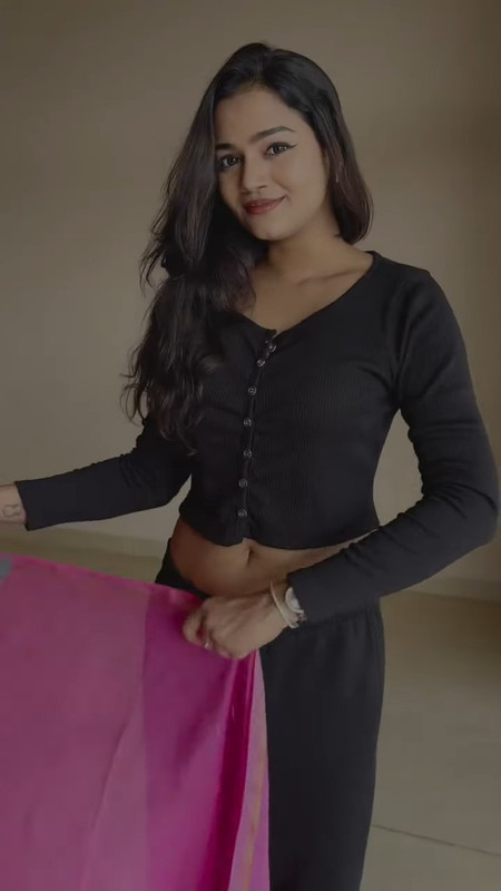 dusky kannadiga model hot navel in belly chain pink saree mp4 snapshot 00 02 744 — Postimages