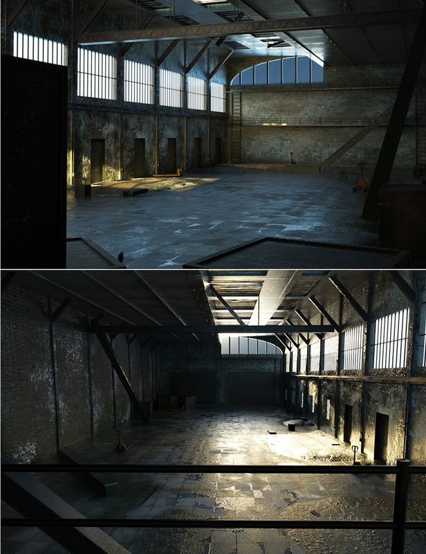 (FILLED 2023-04-30) Small Factory Warehouse - Free Daz 3D Models